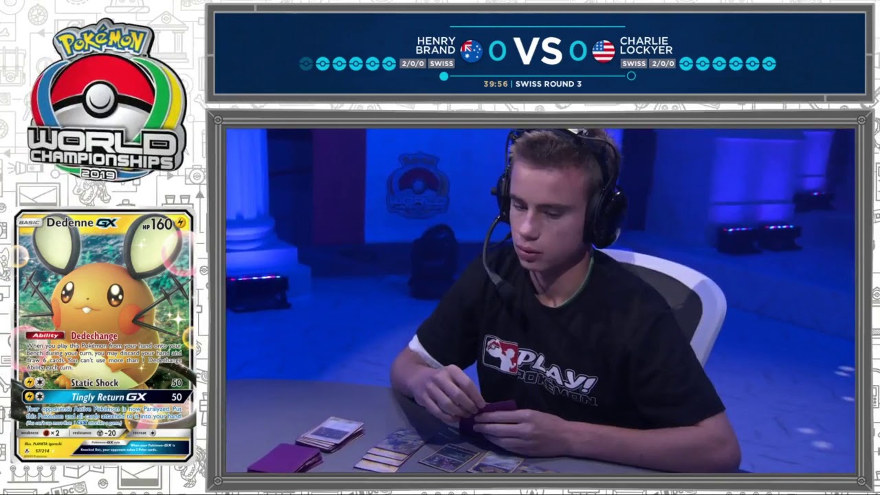 Day 2:Swiss R3b:Henry Brand Vs Charlie Lockyer-Pokemon World ...