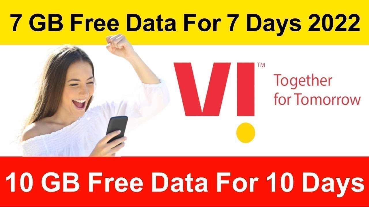 Vi 7GB Free Data For 7 Days | Vi 10GB Free Data For 10 Days | Vi Free ...
