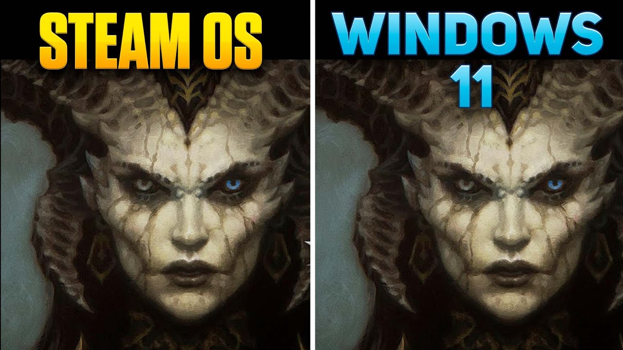 SteamOS vs Windows 11 - Diablo 4 - Steam Deck - YouTube