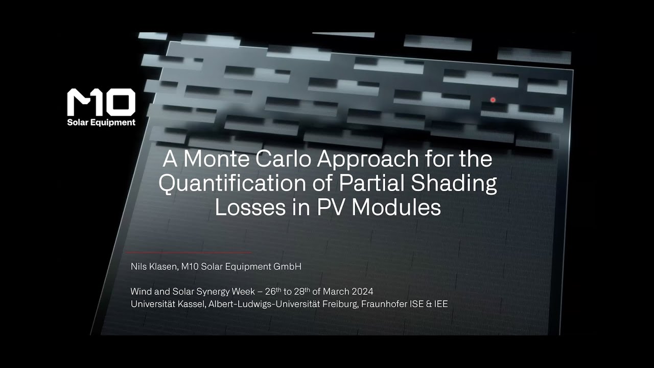 A Monte Carlo Approach for the Quantification of Partial Shading Losses in PV Module - Nils ...
