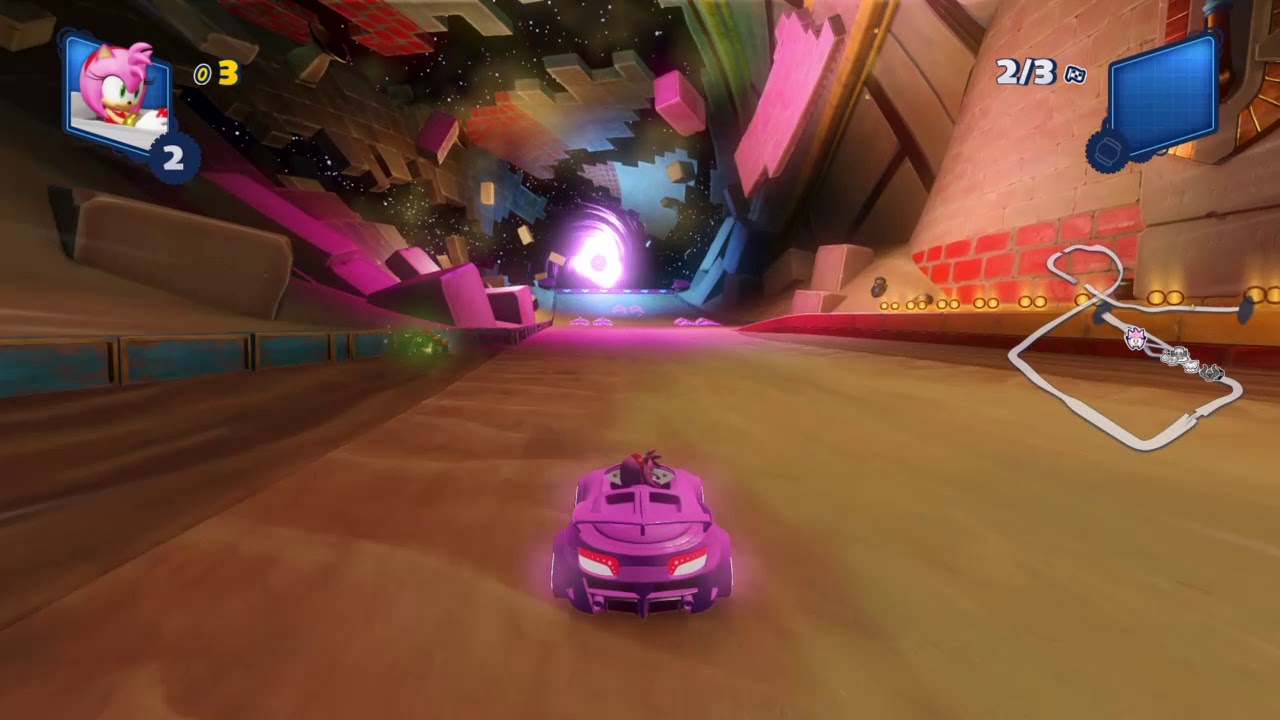 Team Sonic Racing Boo's House Amy Rose - YouTube