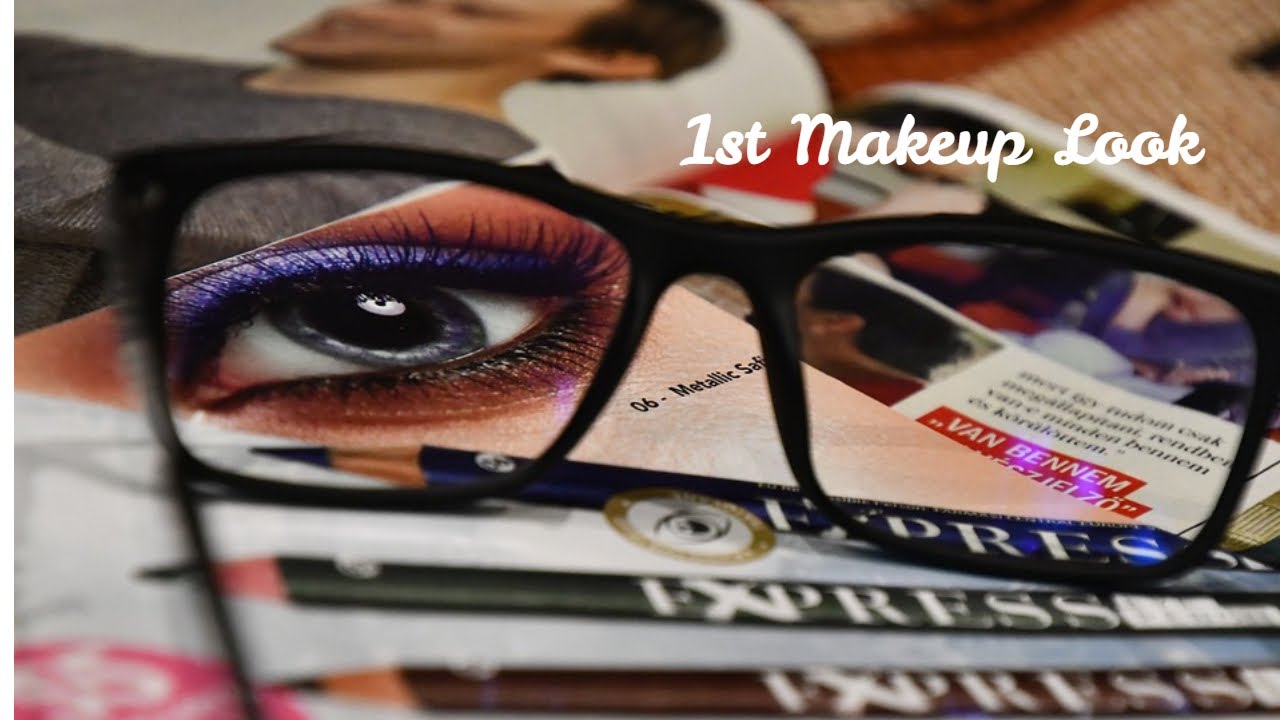 My First Video/ Random Makeup Look - YouTube