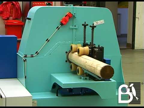 WOOD POLES SANDING MACHINE TYPE LT200 - YouTube