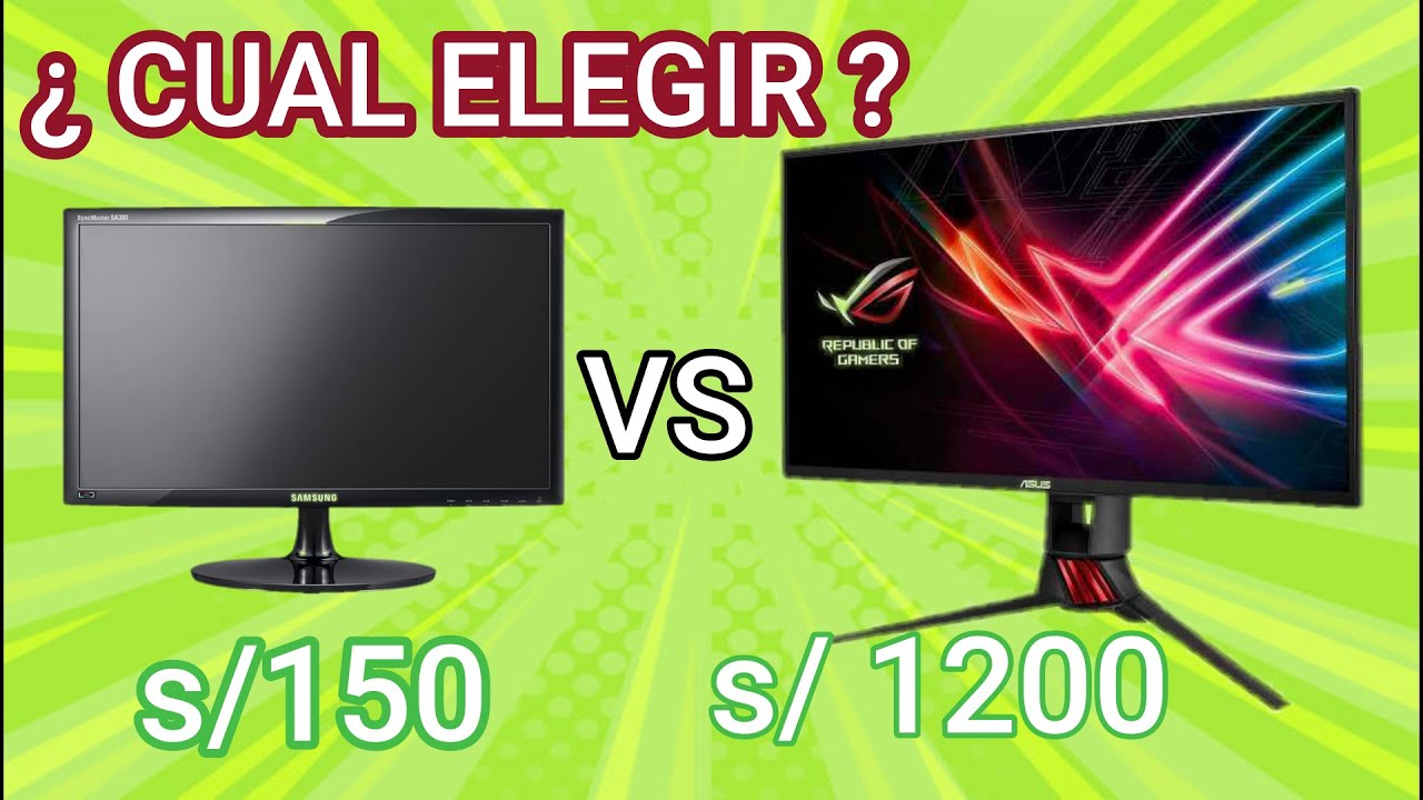 Diferencia Entre Monitor Gamer Y Normal at Blanche Howard blog