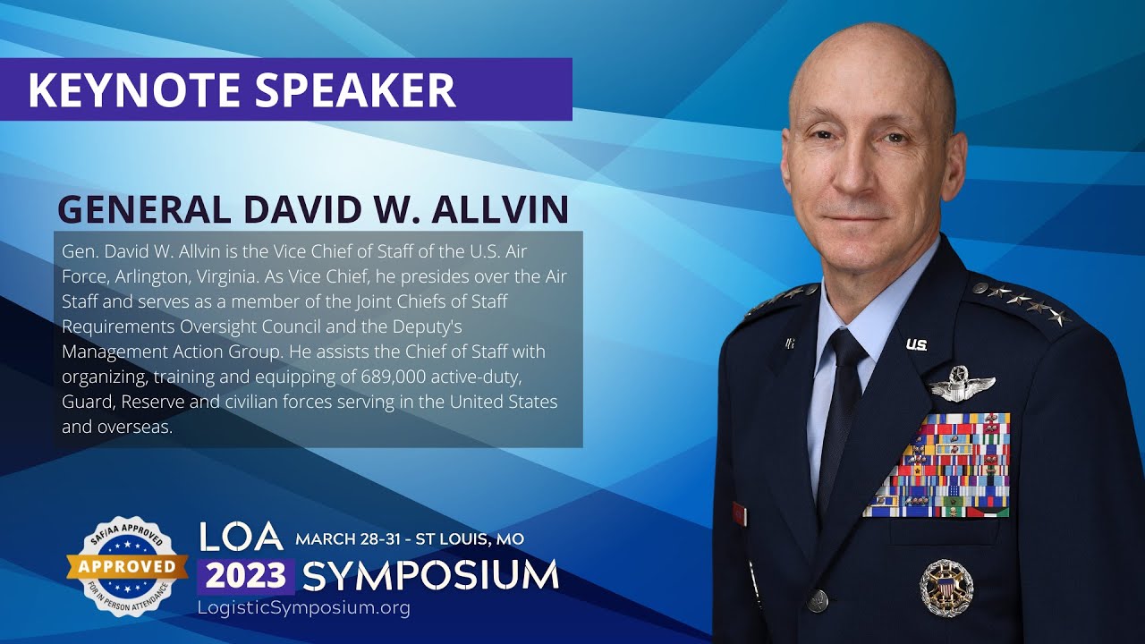 LOA2023 - Keynote - VCSAF Gen David Allvin - YouTube