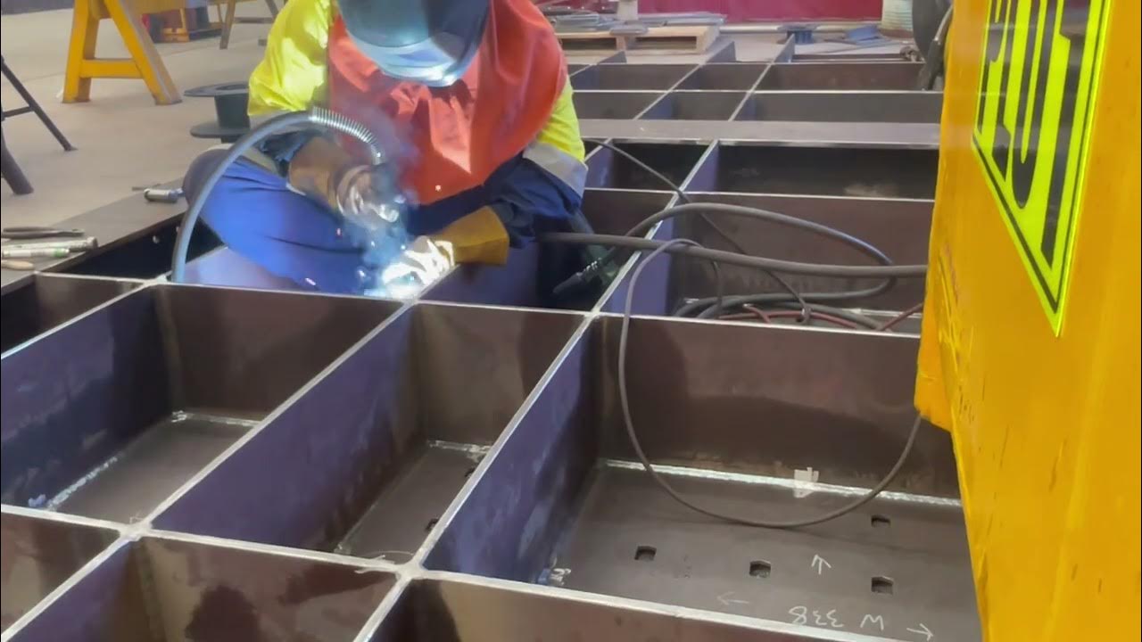 torch position 3f vertical #welding #fcaw - YouTube