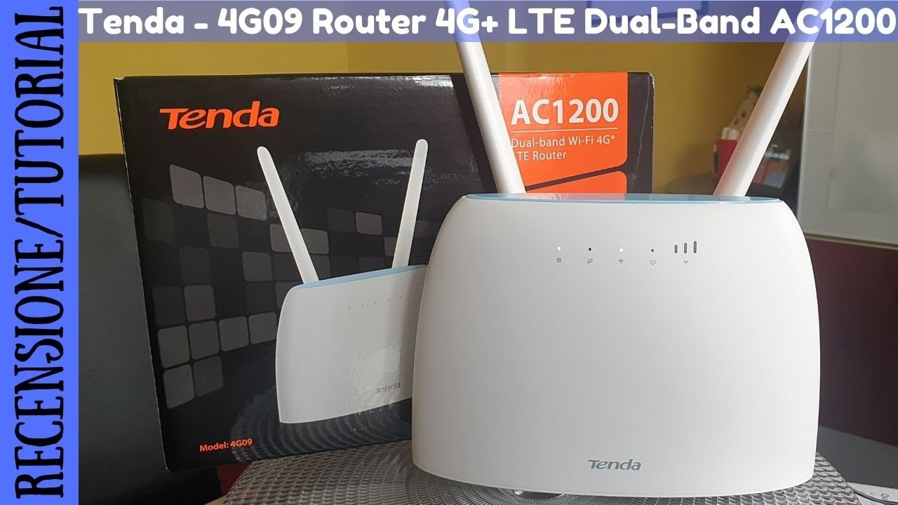 RECENSIONE E TUTORIAL - Tenda 4G09 Router 4G+ Cat.6 compatibile con Tim ...