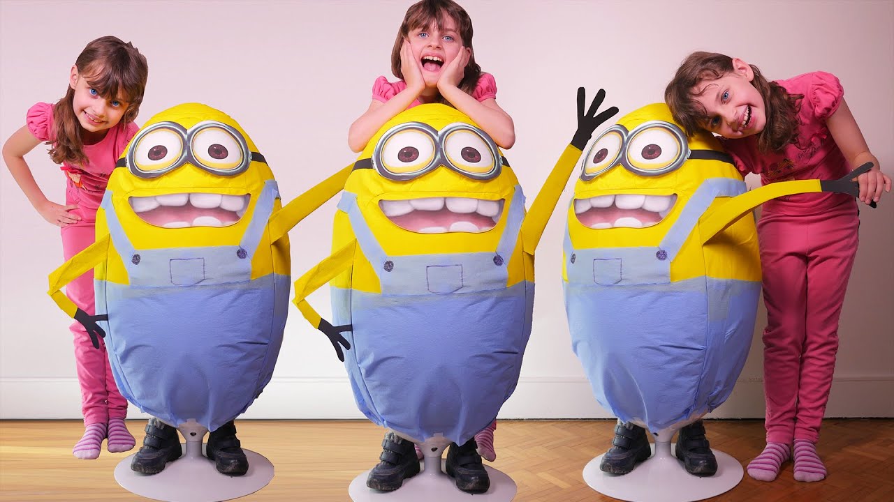 [JOUET] Minions Oeuf Geant - Studio Bubble Tea unboxing Minions Giant ...