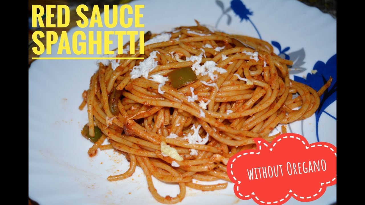 Red Sauce Spaghetti preparation at home - YouTube