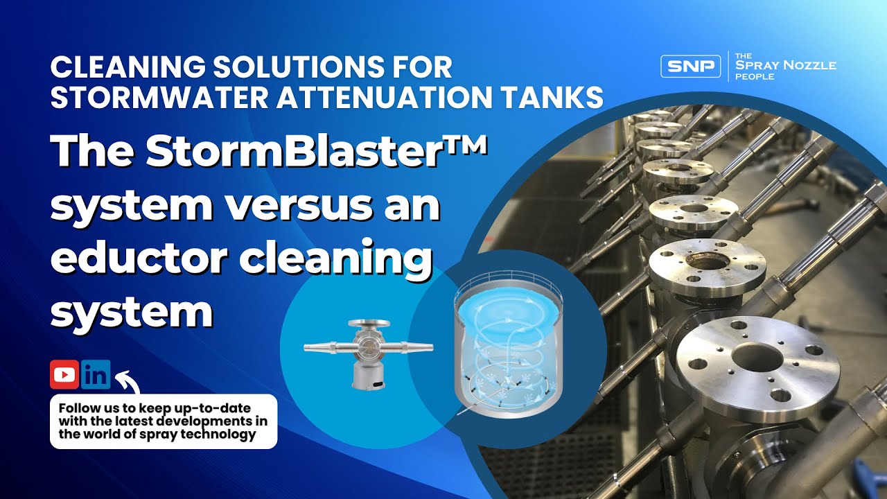 The StormBlaster™ system for cleaning stormwater attenuation tanks ...
