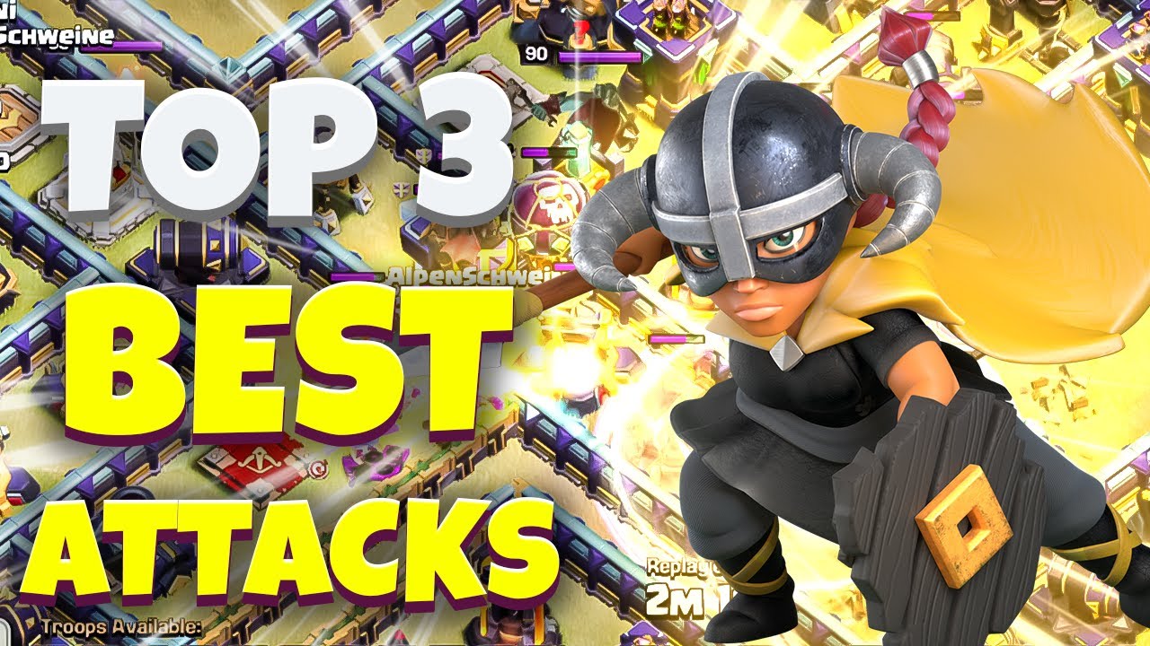 TOP 3 Town hall 15 Attack Strategy | Best 3 CWL Th15 Attacks | Clash of ...