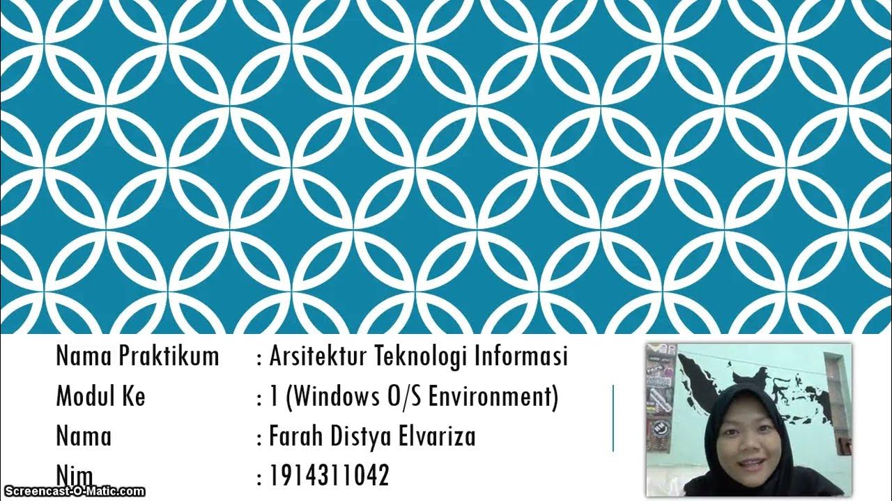 MsInfo - Farah Distya Elvariza-Arsitektur Teknologi Informasi-Modul#1-Ubhara Surabaya [ TUTORIAL ...