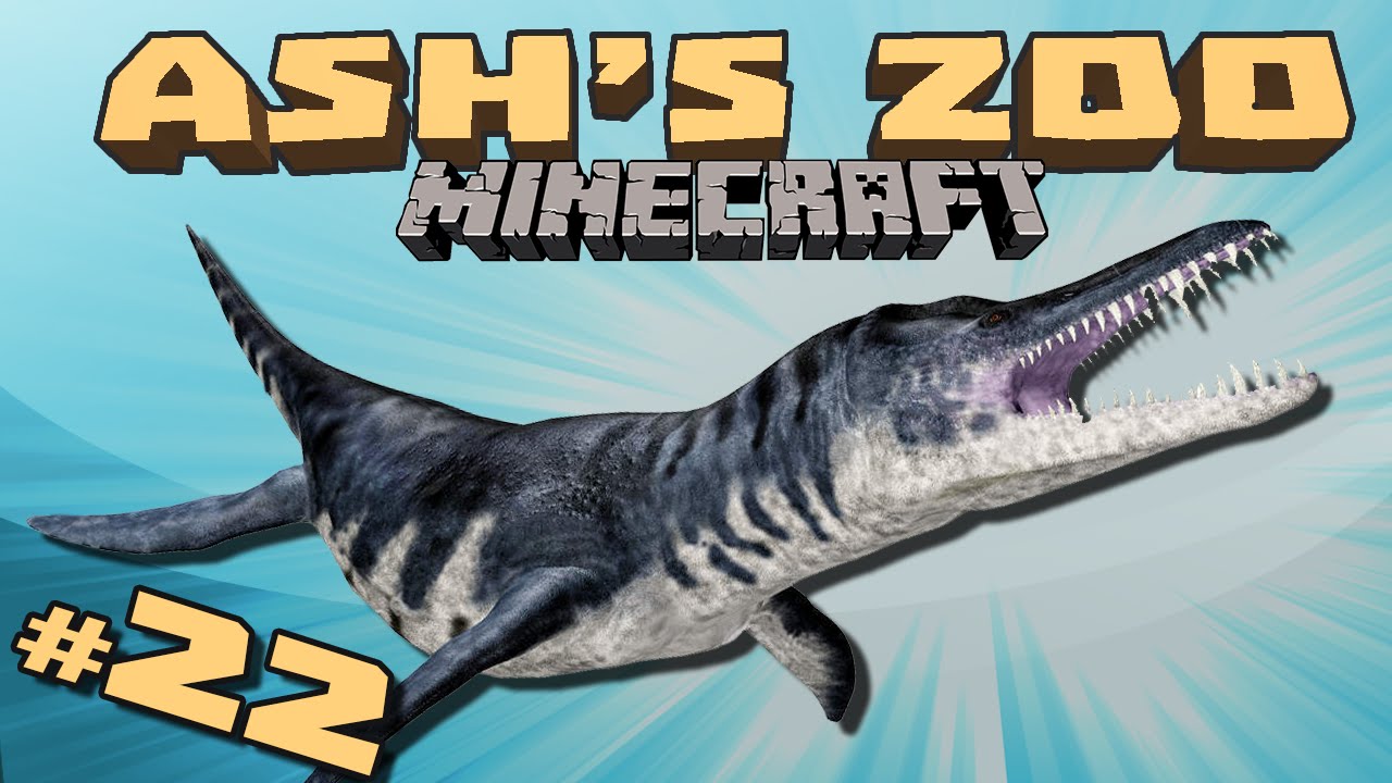 Minecraft: Ash's Zoo - #22 - Liopleurodon - YouTube