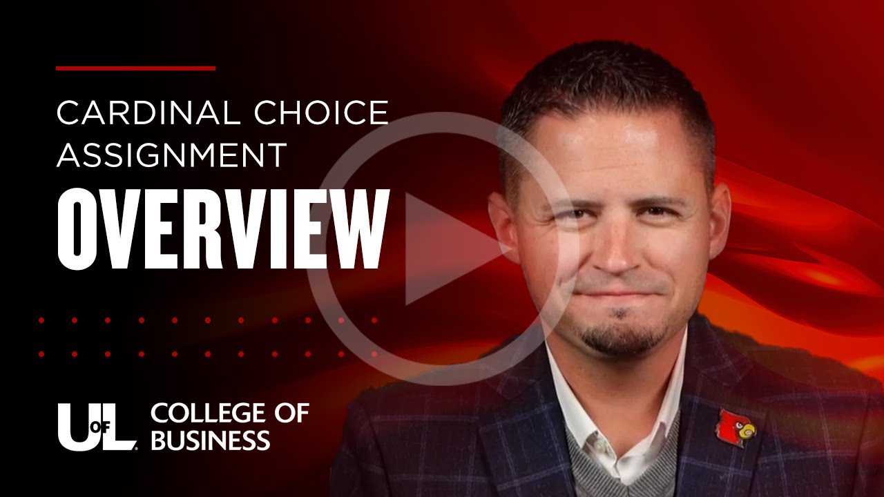 Online MBA Cardinal Choice Assignment with Dr. Zac Goldman - YouTube