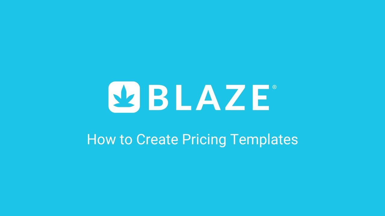 How to Create Pricing Templates in BLAZE POS - YouTube