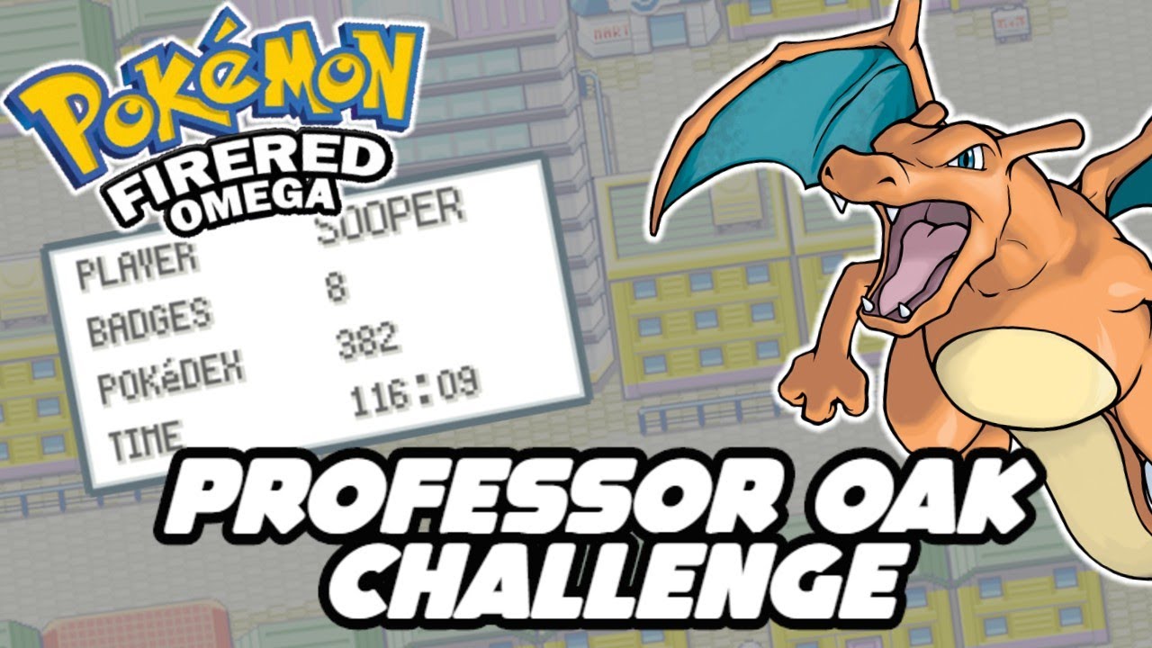 How Quickly Can You Complete Professor Oak's Challenge in Pokemon Fire ...