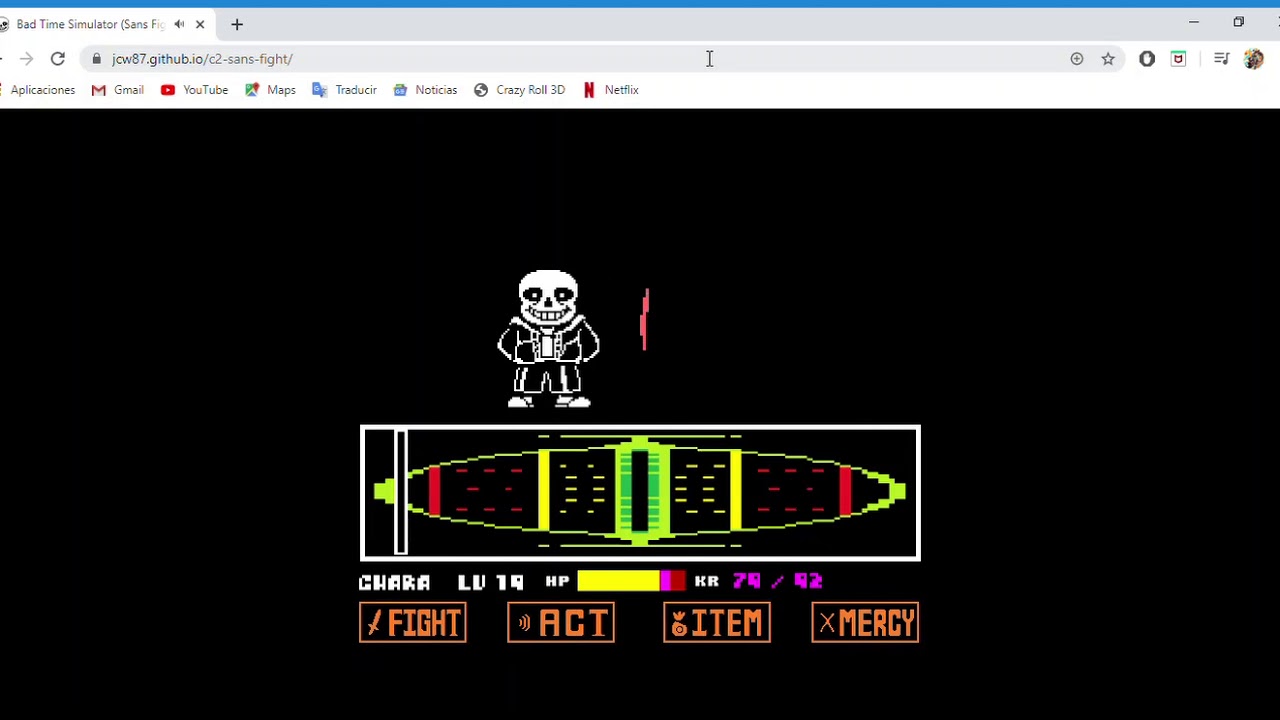 sans fight complete full - YouTube