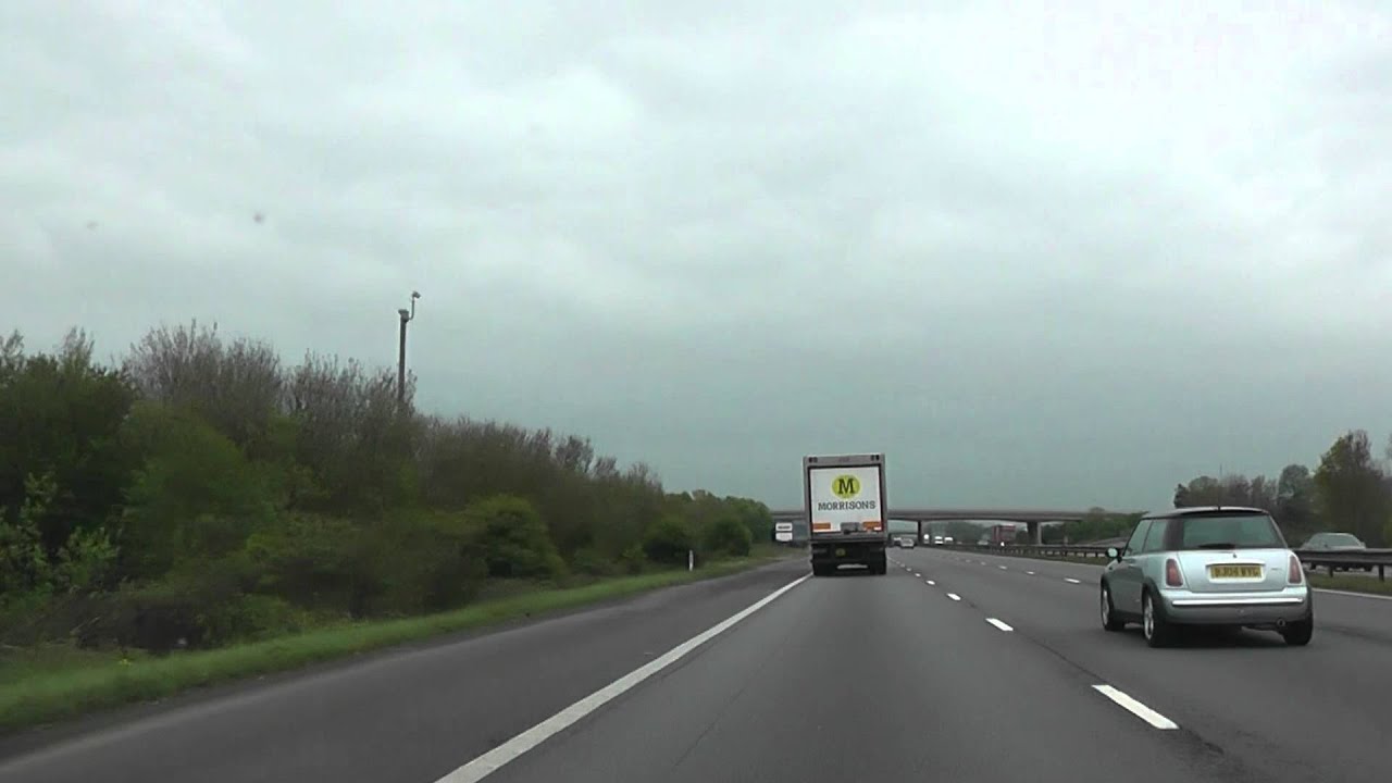 Driving On The M5 From J21 (Weston-Super-Mare) To J24 (Minehead ...
