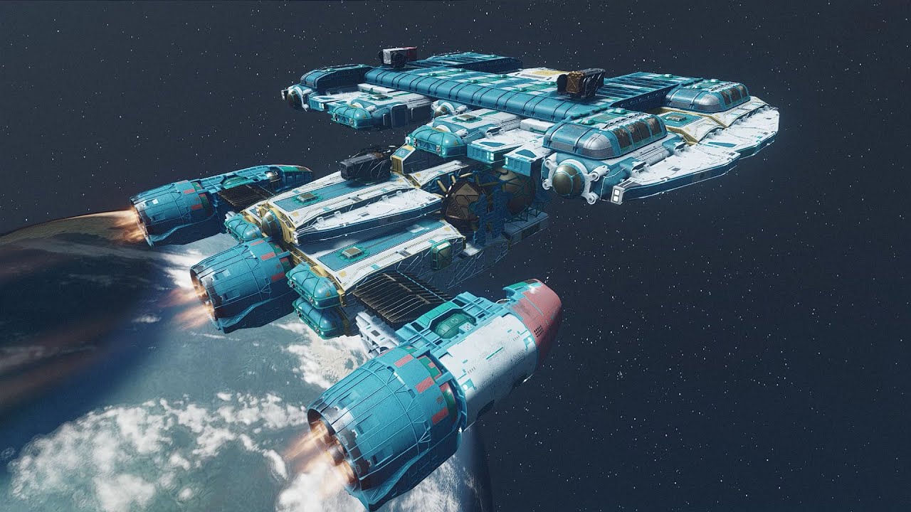 Ship Build in Starfield - NC Enterprise Gen01 - YouTube