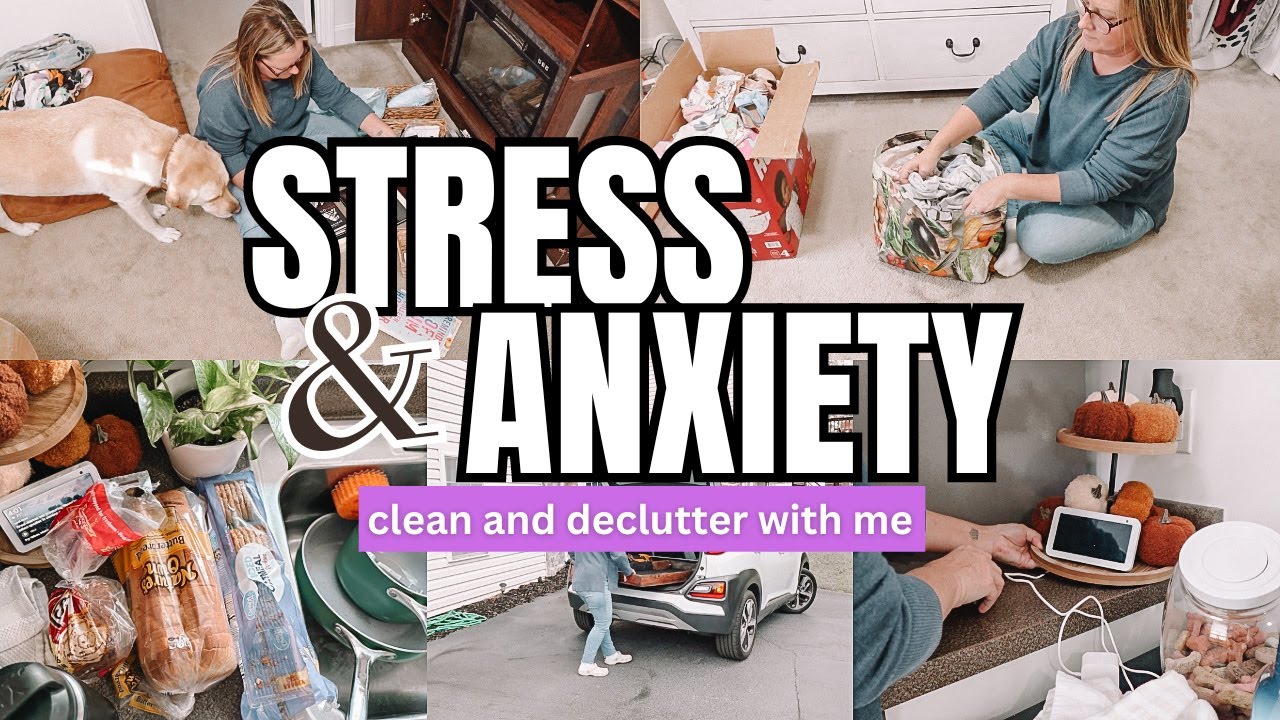 CLEAN WITH ME THROUGH MY ANXIETY & STRESS | REAL LIFE CLEANING ...