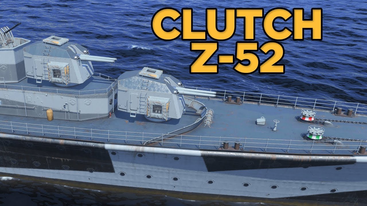 World of Warships - Clutch Z-52 - YouTube