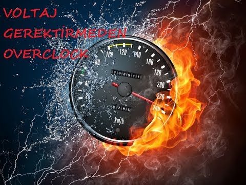 Hız Aşırtma ve Sistem Stabilite Testi (Voltajsız,Overclock)