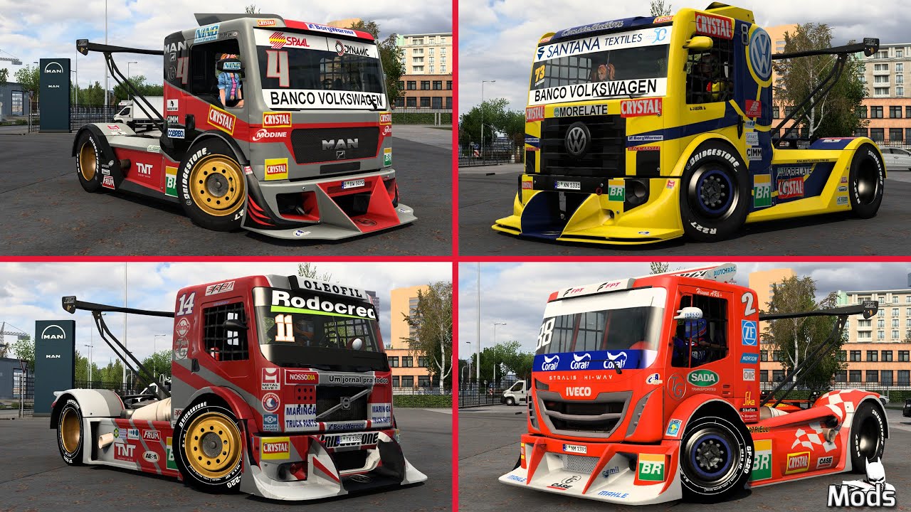 ETS2 Mods 1.42 ️ Formula Truck Pack - Truck Race - YouTube