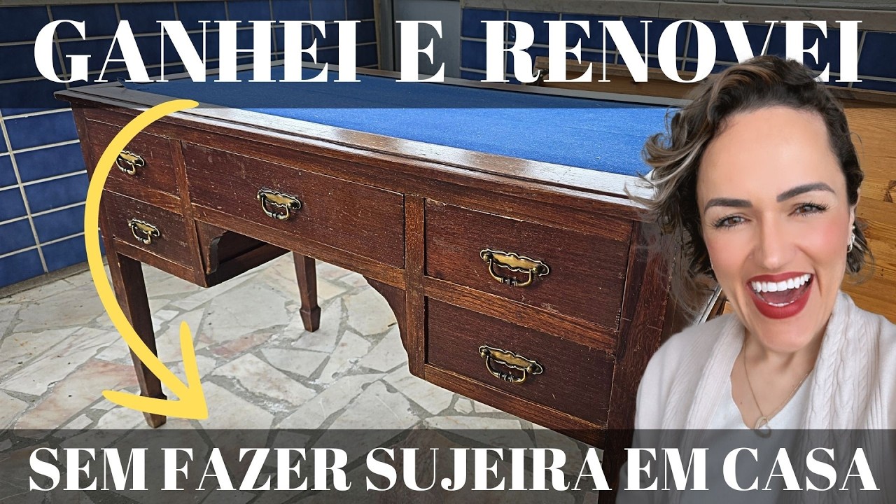 "Transformei Uma Escrivaninha Antiga e o Quarto do Samuel Ficou Lindo!" - YouTube
