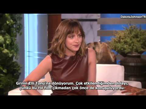 Dakota Johnson Ellen Show'da - 2015 (Türkçe Altyazılı)