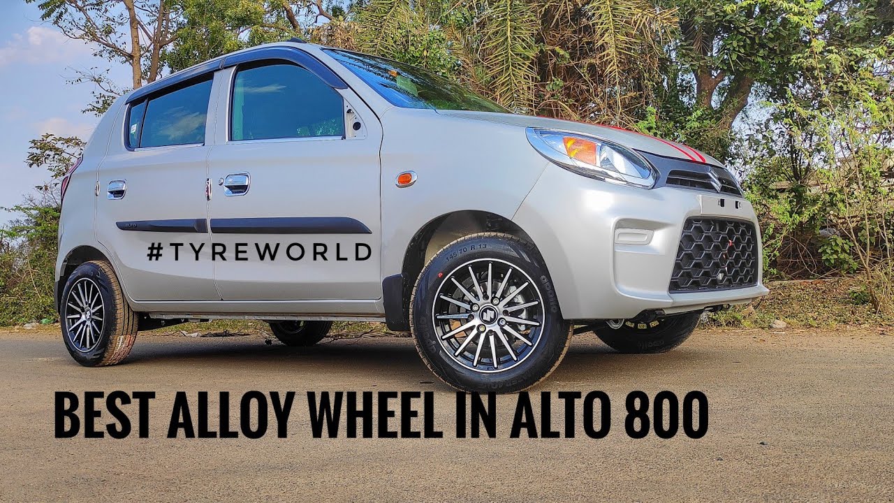 😎 BEST ALLOY IN ALTO 800 😎 .. FULL MODIFICATION ALTO 800 " TYRE WORLD ...