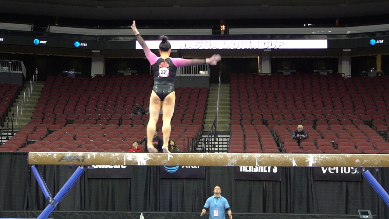 Mikayla Magee - Balance Beam - 2017 Nastia Liukin Cup - YouTube