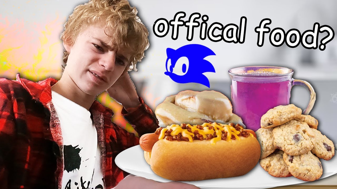 Cooking OFFICIAL Sonic Foods in Real Life?! 🔥(burn house 100%)🔥 - YouTube