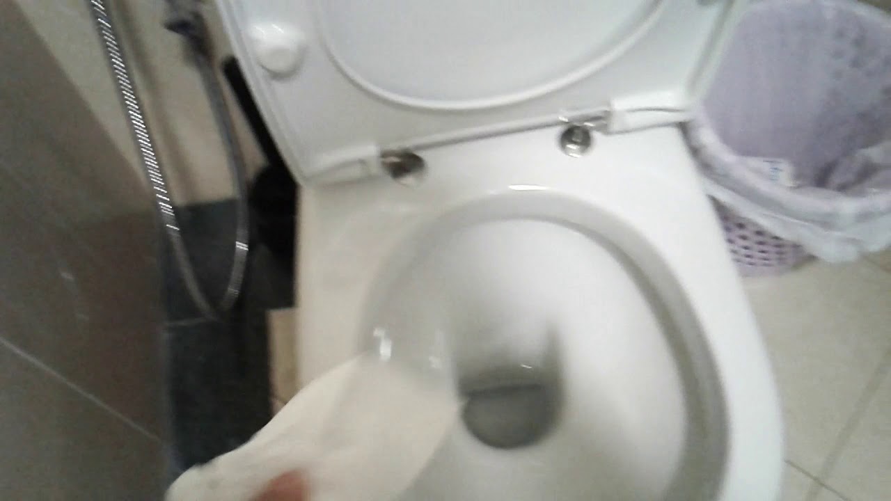 Will It Flush? - Paper Tissue with Boogers - YouTube