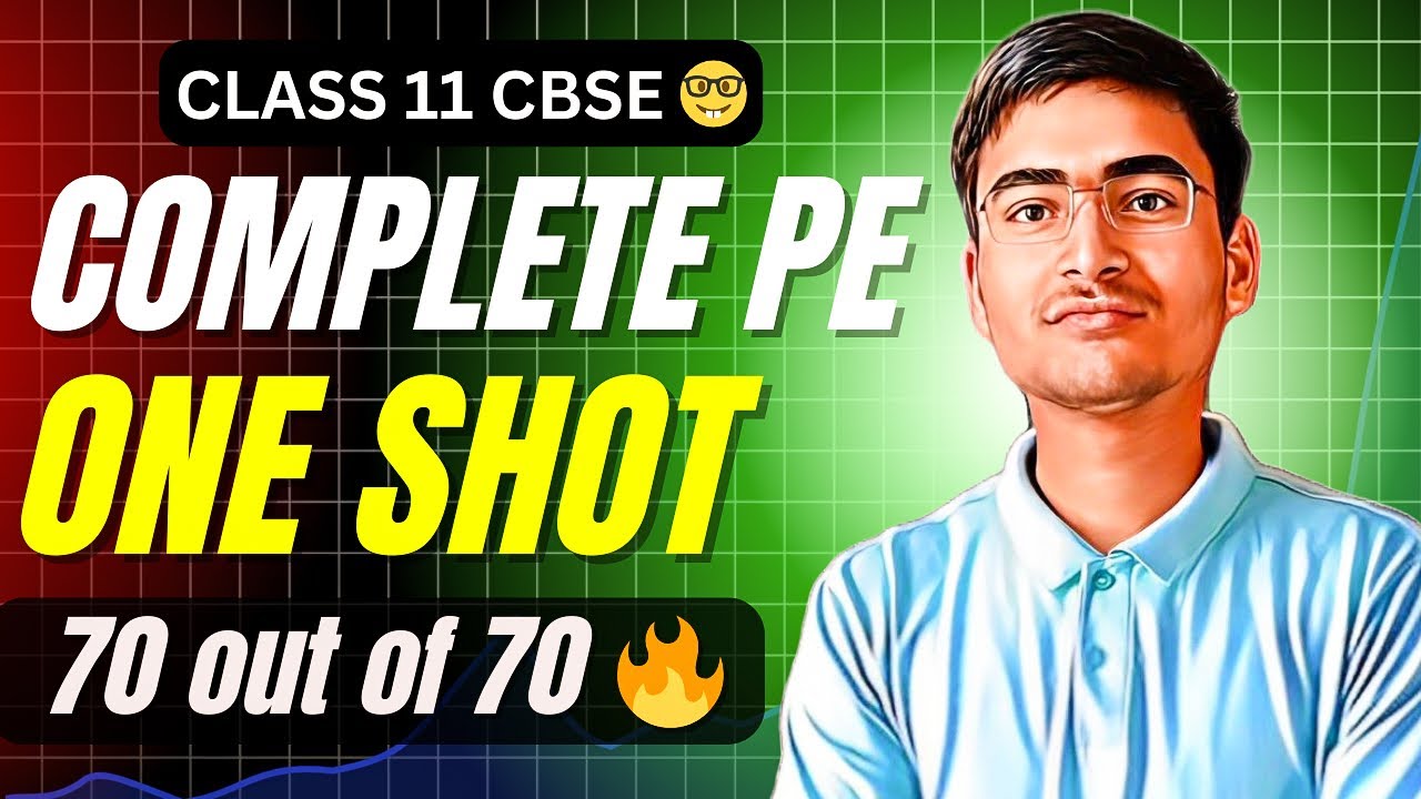Complete Physical Education Class 11 in One Shot 2024-25 🔥 - YouTube