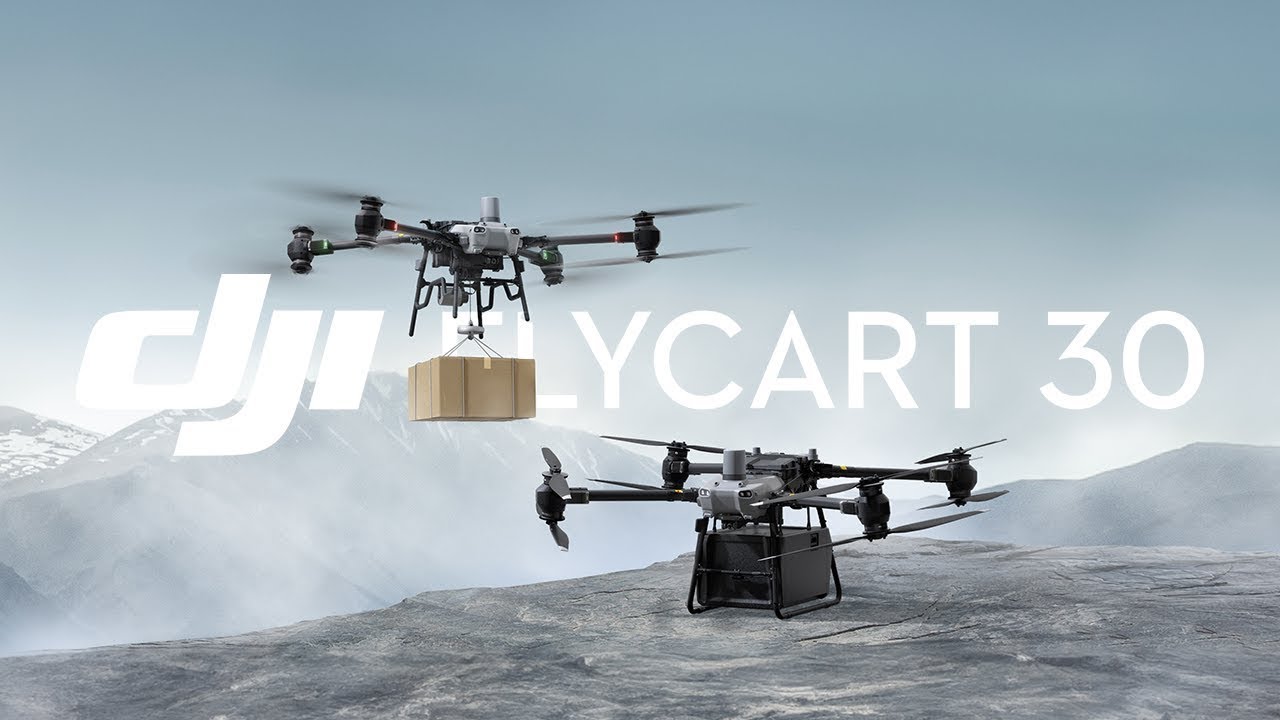 DJI FlyCart 30. Премьера на русском. 4K - YouTube