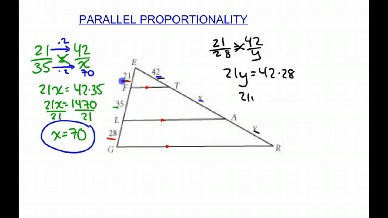 Parallel Proportionality - YouTube
