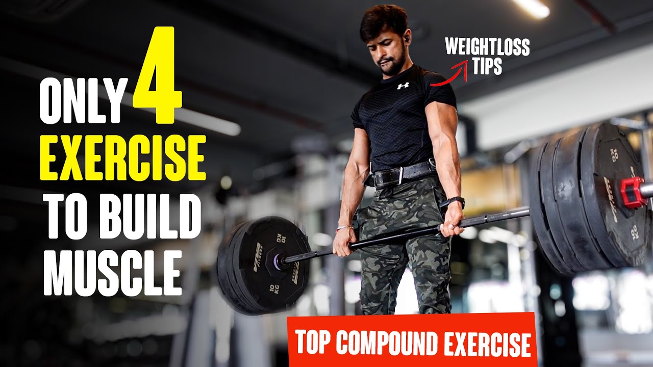 Top 4 Exercise to build muscle | JUST DO THESE - YouTube