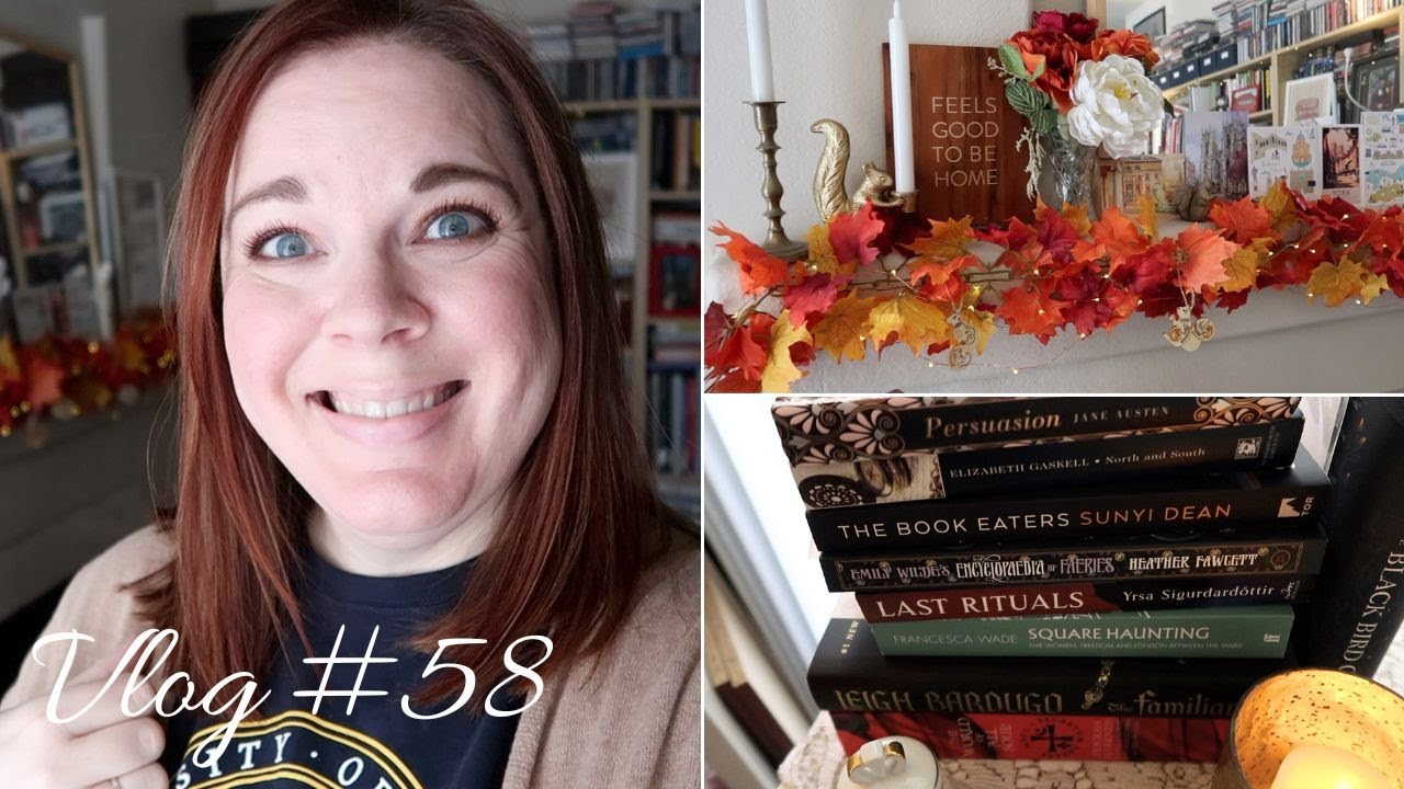 Decorate for Fall with me! Plus my fall TBR stack | Vlog 58 2024 - YouTube