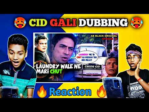 CID Gaali Dubbed Comedy video By @AB Black | REACTION 🤣 By "AS Reaction ...