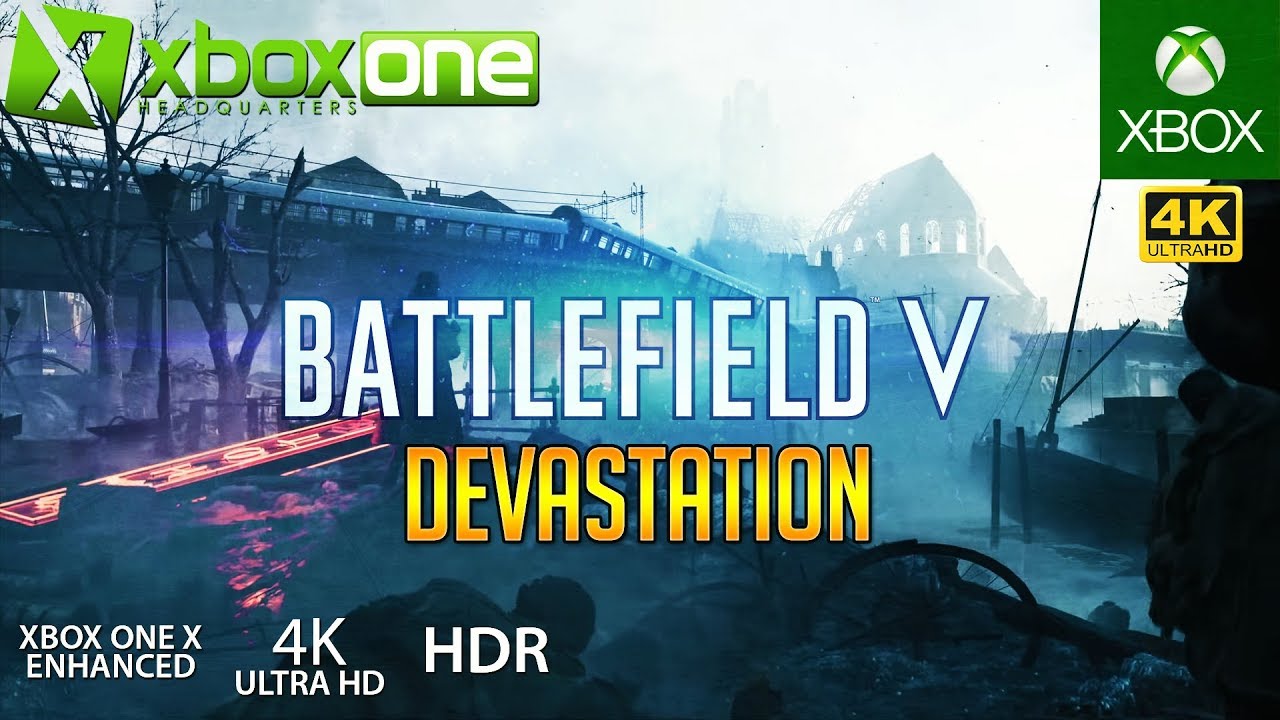[4K] XBOX ONE X BATTLEFIELD 5 GAMEPLAY - DEVASTATION MULTIPLAYER ...