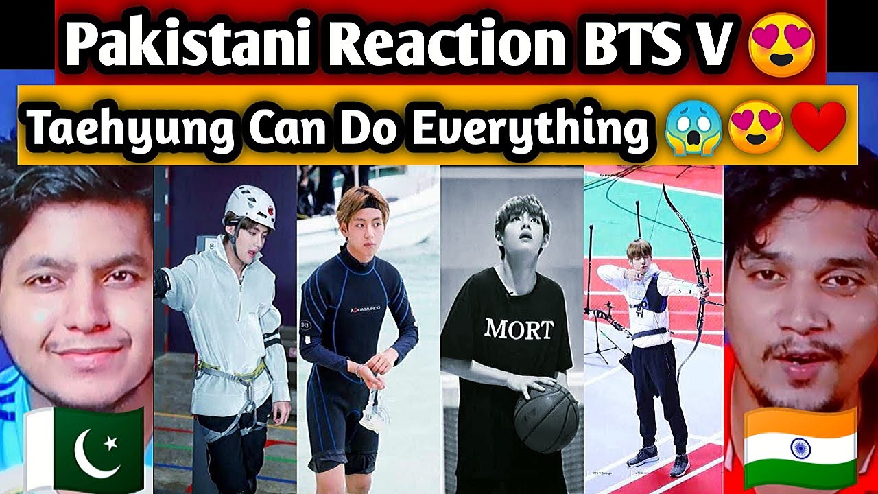 Pakistani reacts to BTS V IS GOOD AT EVERYTHING |💜| Taehyung BTS | BTS ...