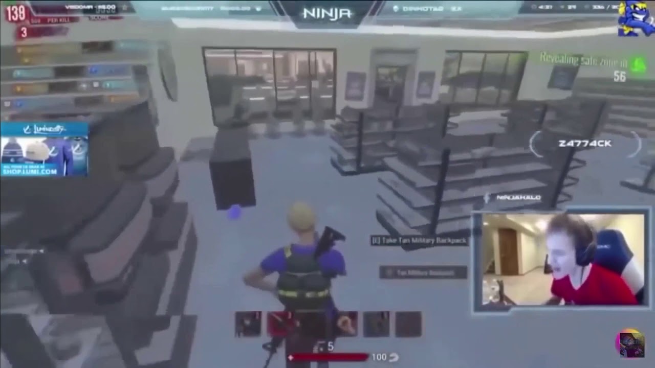 Ninja getting angry at a kid - YouTube