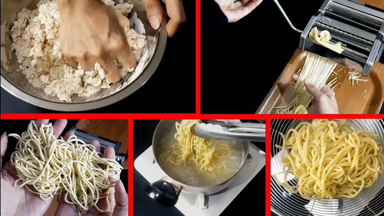 MIE/BAKMI KUNING BASAH - CARA BUAT MIE / BAKMI KUNING BASAH TANPA TELOR ...