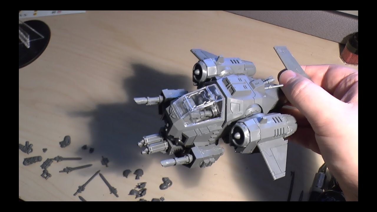 Space Marine Stormtalon unboxing and review (WH40K) - YouTube