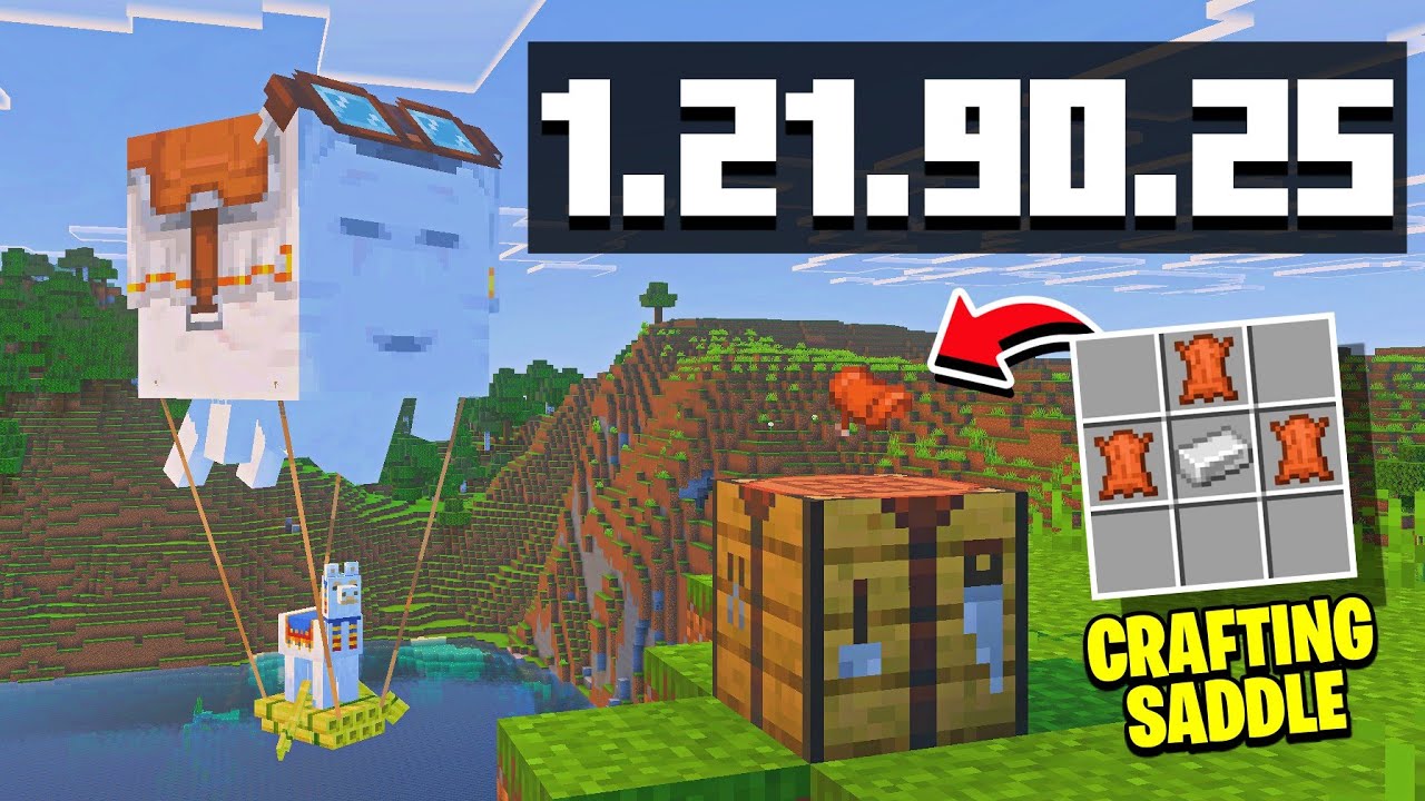 YES! BISA CRAFTING SADDLE, Improve Vibrant Visual, Happy Ghast ...