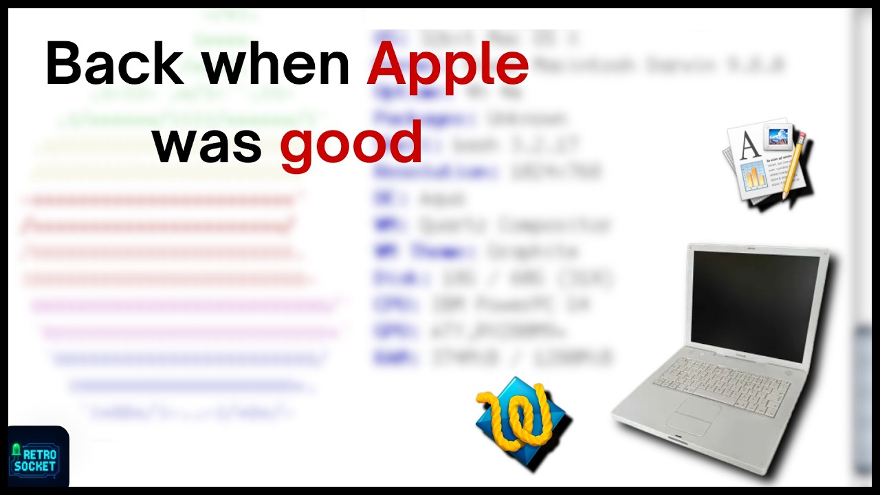Using a 2005 iBook G4 in 2025 — Retro Coding & Gaming Setup You Can ...