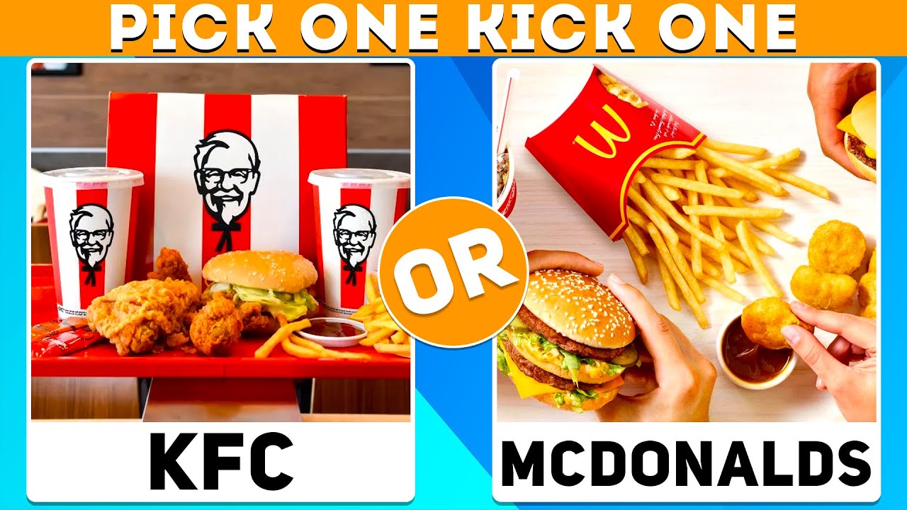 Pick One Kick One! 🍕 - Junk Food Edition! 🌭 - YouTube