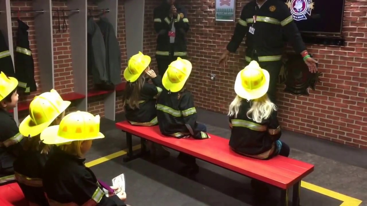 Kidzania fire station - YouTube