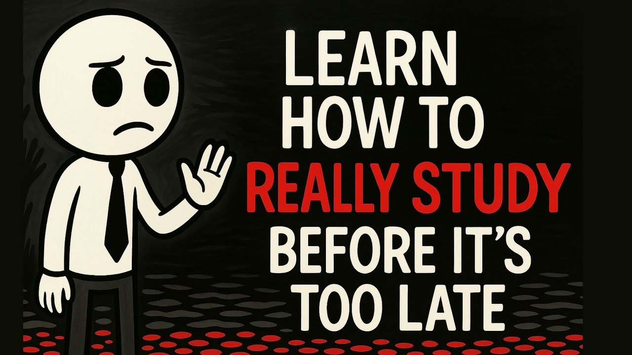 Learn How to Really Study Before It's Too Late - YouTube