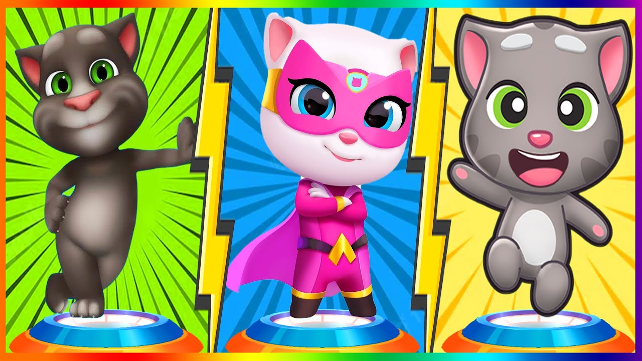 My Talking Tom 2 | Tom Hero Dash | Tom Jump Up - Android/IOS Gameplay ...